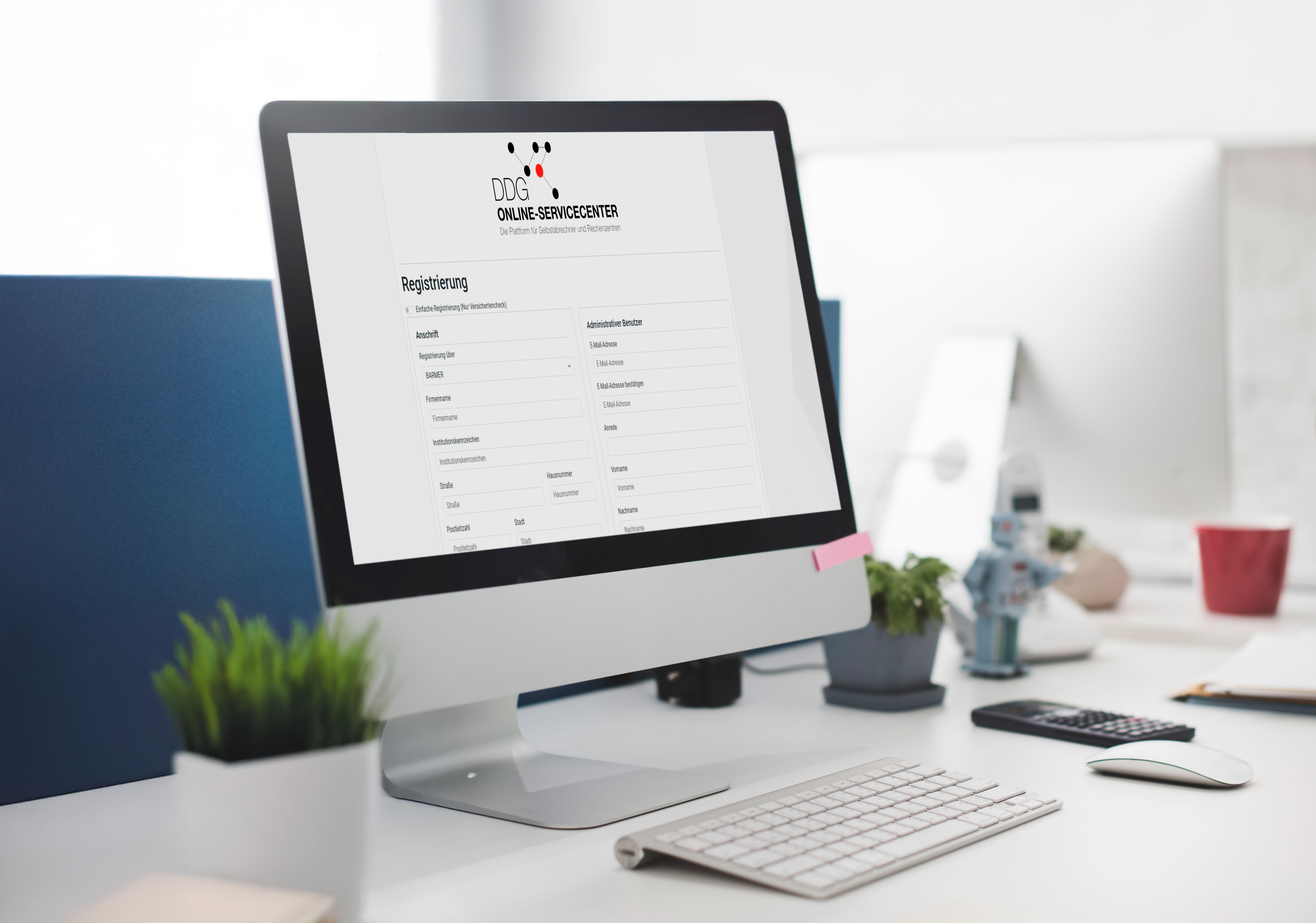 Das Online-Servicecenter der DDG
